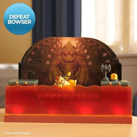 Nintendo | Toys | Super Mario Nintendo Deluxe Bowser Battle Playset ...